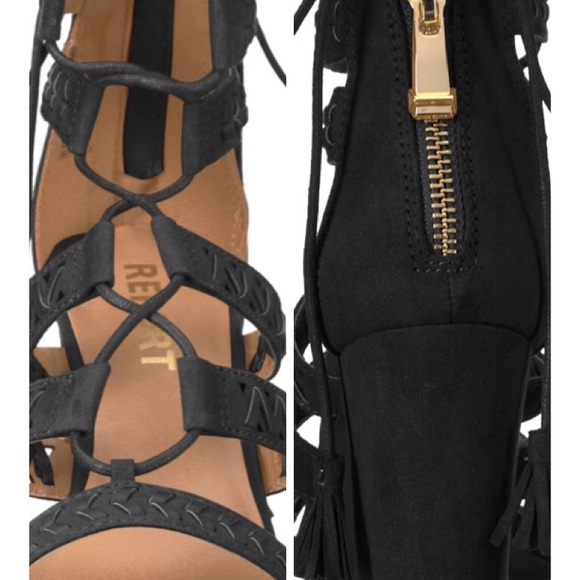 Report | Shoes | Report Black Gladiator Sandals 9m | Poshmark